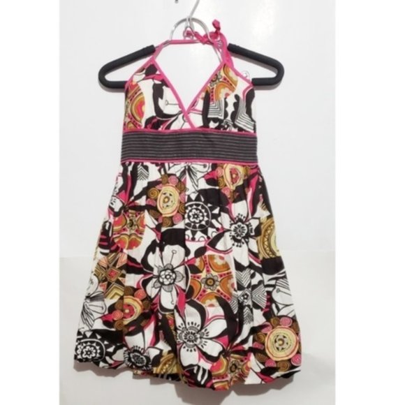 Dresses | Floral Halter Top Mini Dress Summer Sundress | Poshmark